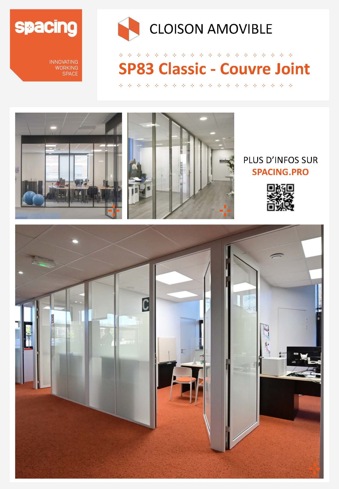 Fiches techniques cloisons modulaires - Spacing expert en aménagement ...